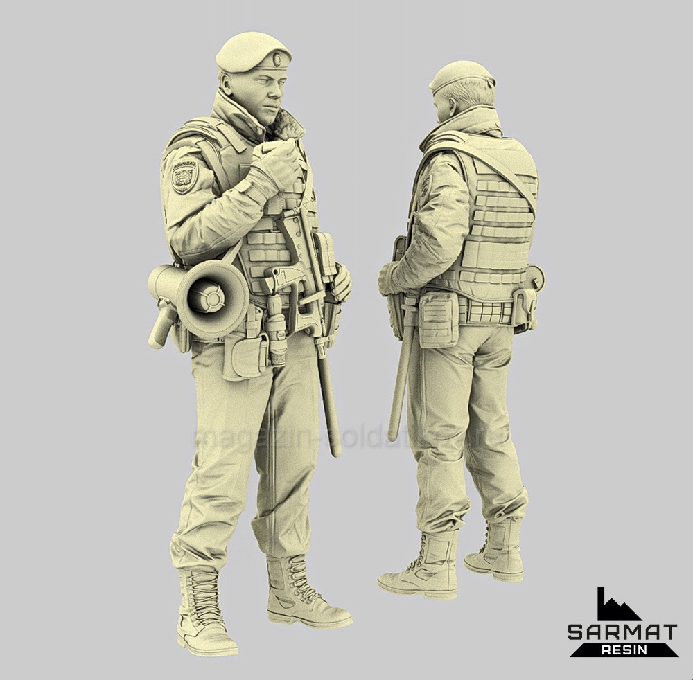 Сборные фигуры из смолы Патрульный полицейский в межсезонном ...