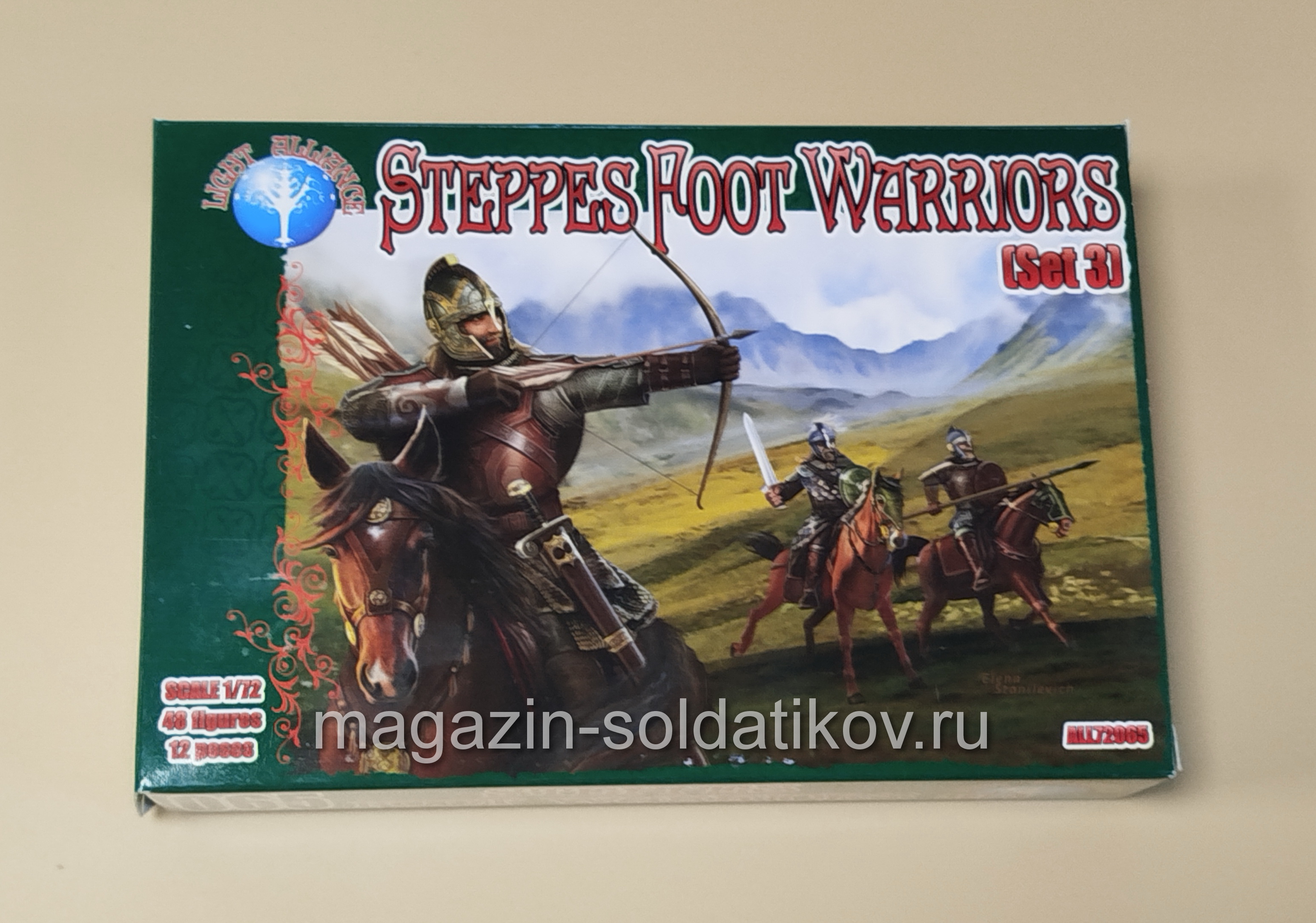 Солдатики из пластика Steppes Foot Warriors. Set 3, 1/72, Alliance ...